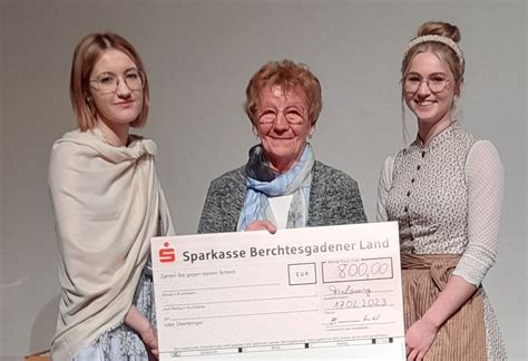 Verabschiedung And Spende Berufsschule Freilassing Kinderkrebshilfe Bglts