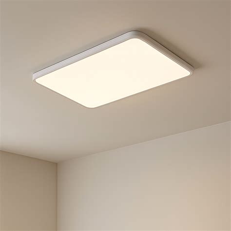 Square White Ceiling Light Mysalights