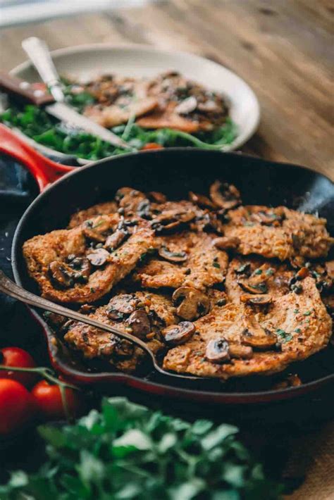 Veal Scallopini Alla Mushrooms Girl Carnivore