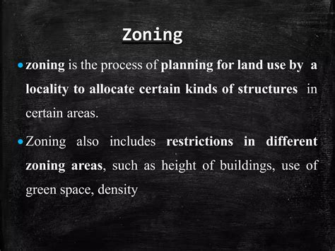 Zoning PPTX Developmental Sites Real Estate