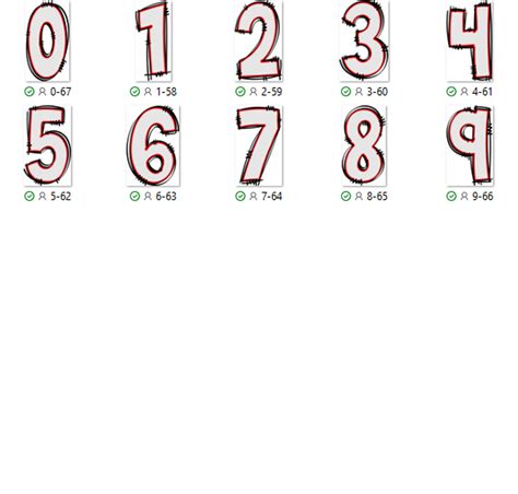 Retro Flower Alphabet Doodle Font Letters Floral Numbers Png Etsy