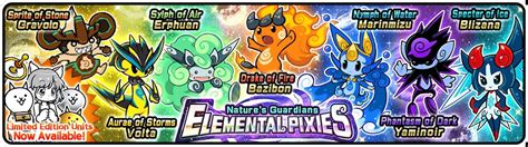 Natures Guardians Elemental Pixies Gacha Event Battle Cats Wiki