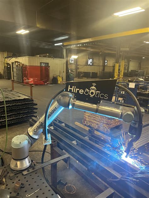 Hirebotics On Linkedin Cobotwelder Clientsatisfaction Cobots Welding Fabrication