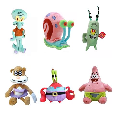 Spongebob Patrick Squidward Sandy Mr Krabs