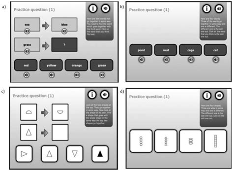 Examples Of Vesparch Questions Verbal Analogical A Verbal Download Scientific Diagram