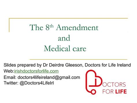 The 8th Amendment And Medical Care Ppt