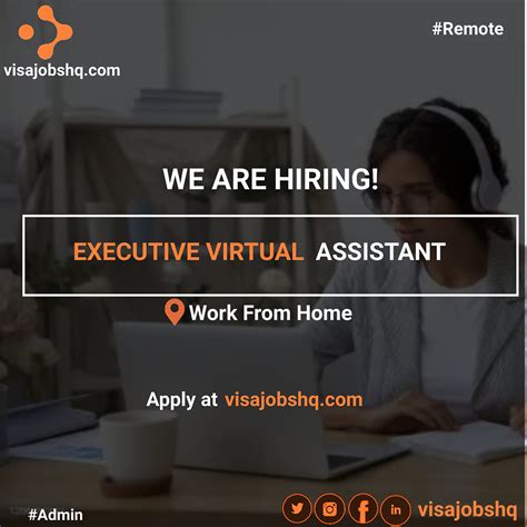 Executive Virtual Assistant Work From Home