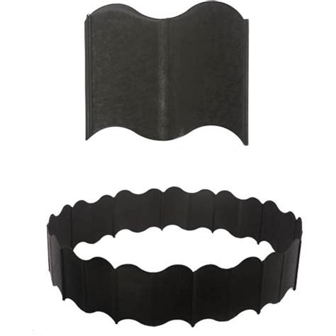 20 Morceaux Bordure De Pelouse Plastique Bordures De Jardin 14Cm Haute