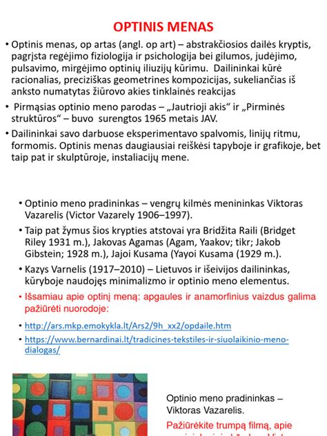 Optinis Menas Pdf