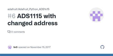 Ads With Changed Address Issue Adafruit Adafruit Python Ads X Github