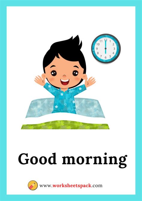 Free Greetings Flashcards Worksheetspack