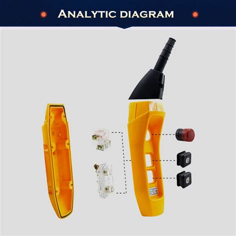 Tnha1 63fs 크레인 스위치 원격 제어 스위치 리프트 푸시 버튼