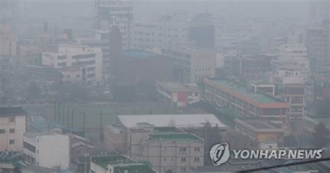 충북 중부 5개 시·군 초미세먼지 주의보→경보