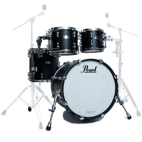 DISC Pearl Reference Pure 22 Fusion Shell Pack Matte Black At Gear4music