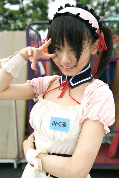 Safebooru Apron Asahina Mikuru Cosplay Hair Ribbons Matsunaga Ayaka