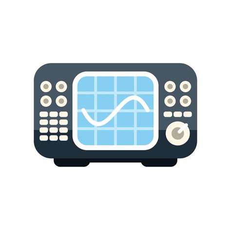 Electronic Oscilloscope Showing Sinusoidal Signal On Screen 52627133 Vector Art At Vecteezy