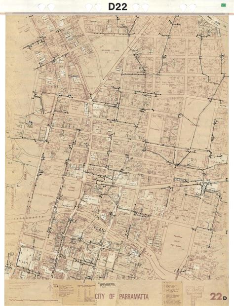 Drainage Map D22 Parramatta History And Heritage
