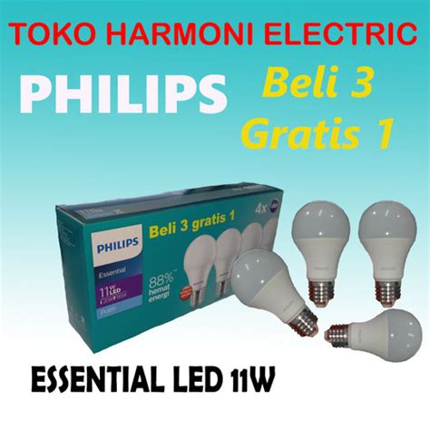 Jual LAMPU PHILIPS ESSENTIAL LED WATT MULTIPACK Jakarta Utara