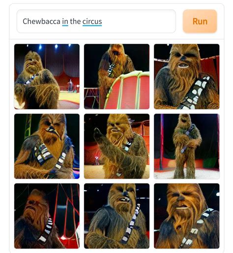 Chewbacca In The Circus Rweirddalle