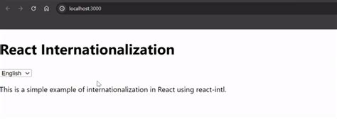 Implementing Internationalization In React Components Geeksforgeeks