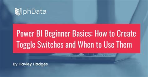 Power BI Beginner Basics How To Create Toggle Switches And When To Use Them PhData