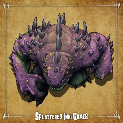 Hezrou Demon Token A Dandd 5e Token From Splattered Ink