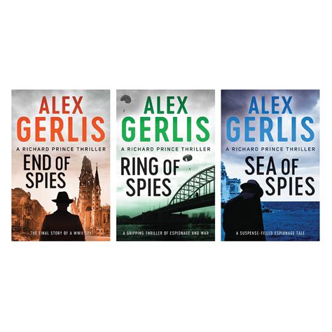 Alex Gerlis Richard Prince Thrillers 3 Books Collection Set Ring Of S
