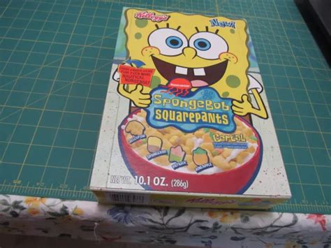 2003 Kelloggs Spongebob Squarepants Cereal Box No Cereal £2974