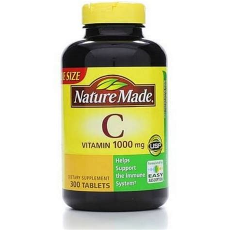Nature Made Vitamin C 1000 Mg Tablets 300 Ea