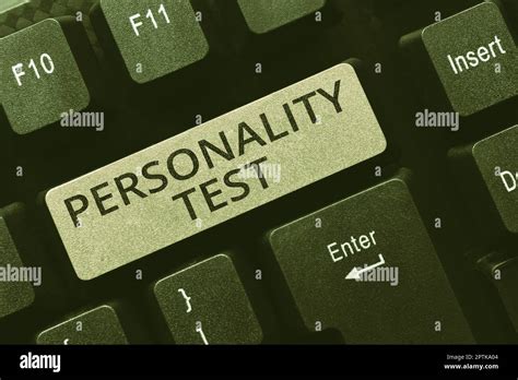 Conceptual Caption Personality Test Word Written On A Method Of Assessing Human Personality