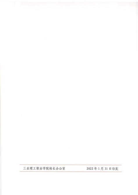 三亚理办字20221号 三亚理工职业学院关于校内公文错情第一期的通报 三亚理工职业学院