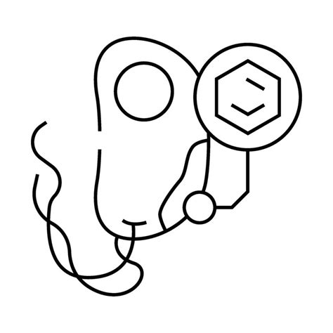 Cell Molecular Structure Line Icon Illustration 48354724 Vector Art At Vecteezy