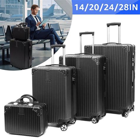 Nulsta Kofferset 4 Rollen 3 Tlg Hartschale Trolleyset Koffer Set