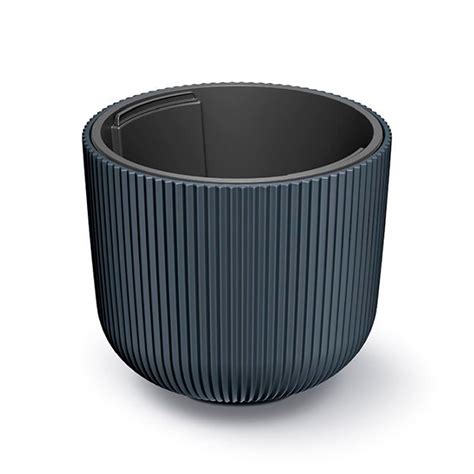 PROSPERPLAST Pot de fleurs MILLY anthracite avec réservoir 39 1 x 39