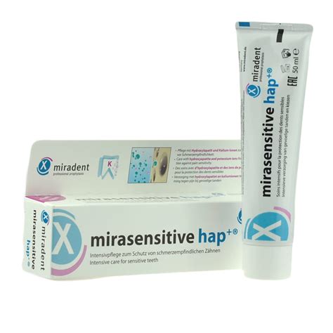 MIRAFLUOR HAP+ - pasta do zębów z hydroksyapatytem