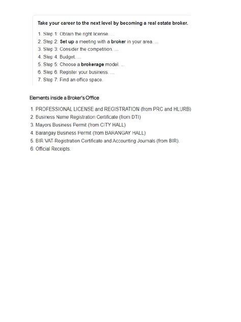 7 Steps To Start A Re Brokerage Pdf