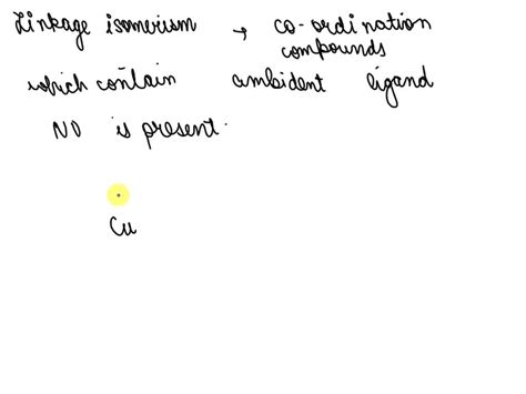 Solved Draw All Linkage Isomers Of [cu Nh3 5 No2 ]