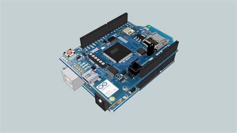 Arduino Uno Rev3 Wifi Shield 3d Warehouse
