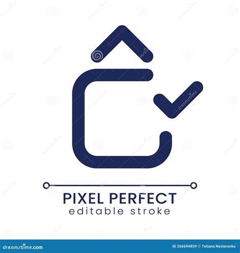 Jump Animation Applying Pixel Perfect Linear Ui Icon Stock Vector Illustration Of Correct