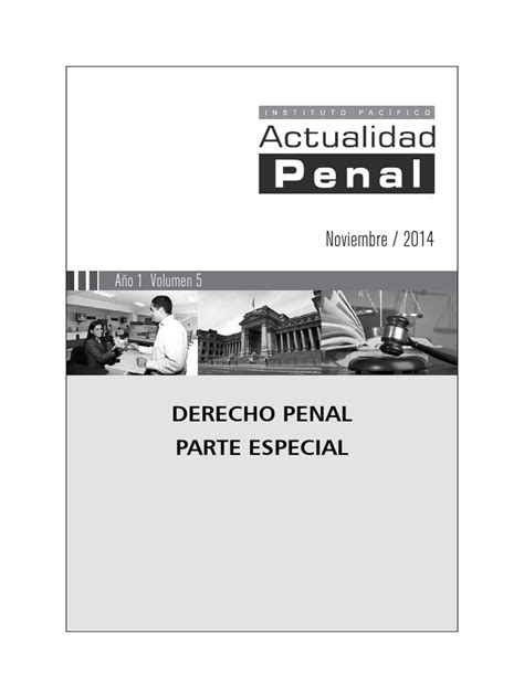 Derecho Penal Parte Especial Pdf Derecho Penal Castigos