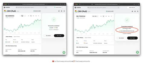 Display Final Swap Amounts 0x