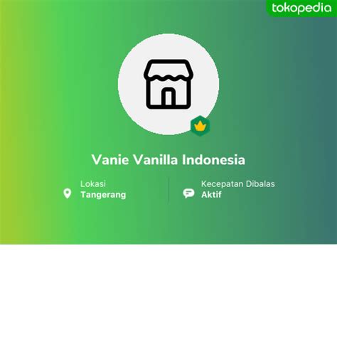 Toko Vanie Vanilla Indonesia Online Produk Lengkap And Harga Terbaik Tokopedia