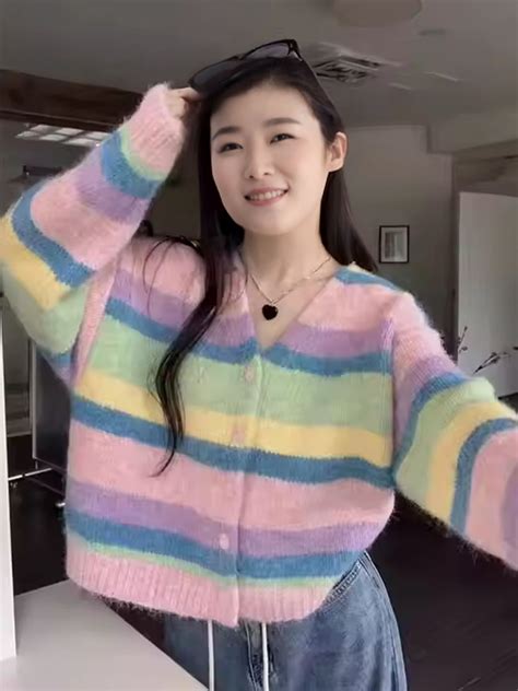 Buy Stylecast Women Striped Cardigan Sweater Sweaters For Women