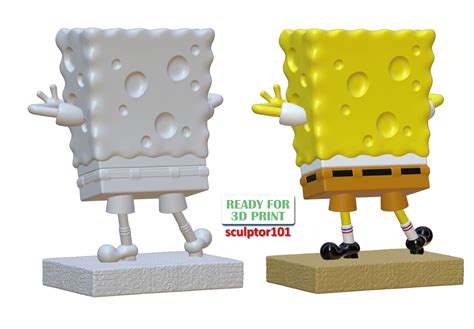 Artstation Spongebob Squarepants 3d Print Model Resources