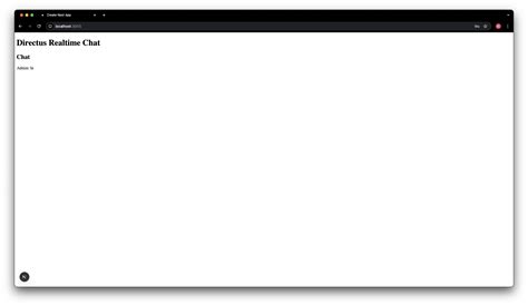 Build A Realtime Chat App With Directus And Next Directus Docs