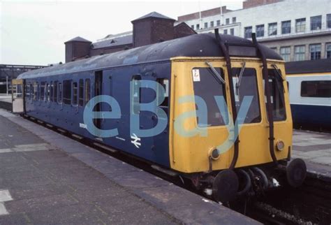 35mm Railway Slide Of Class 122 Dmu Db975042 Nottingham Copyright To