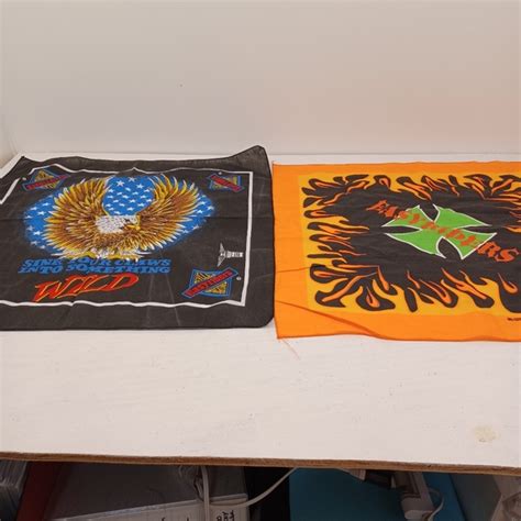 Easy Rider Accessories New Easy Roder Bandana Lot Of 2 Size 2x21