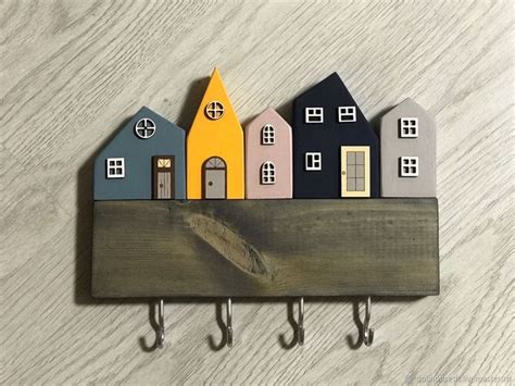 Ключница домики в интернет магазине на Ярмарке Мастеров Ключницы настенные Тольятти