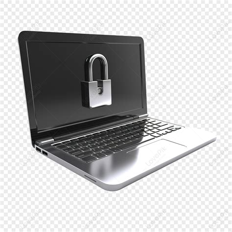 3d Illustration Laptop Password Block Key Concept Code Online