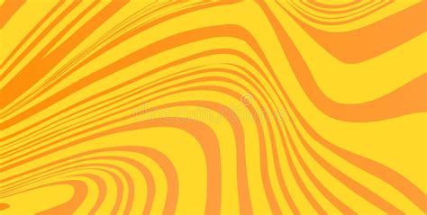 Vector Orange And Yellow Sunburst Background Design Stock Vector